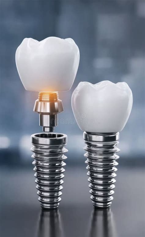 Tooth Anchor Design Oral Surgery Jaw Restoration Titanium Post Gum