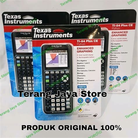 Jual Texas Instruments Ti 84 Plus Ce Graphing Calculator Programming