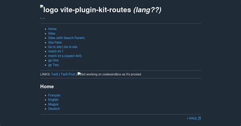 Vite Plugin Kit Routes Codesandbox