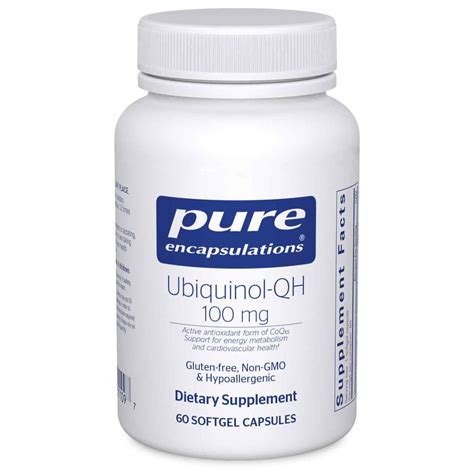 Ubiquinol Qh 100mg 60sg By Pure Encapsulations