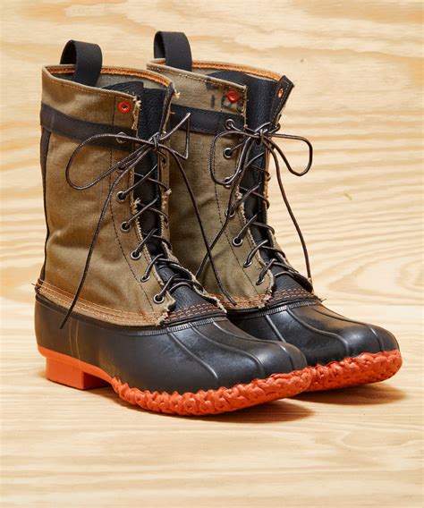 Todd Snyder And Ll Bean Use Recycled Military Gear For Duck Boot And
