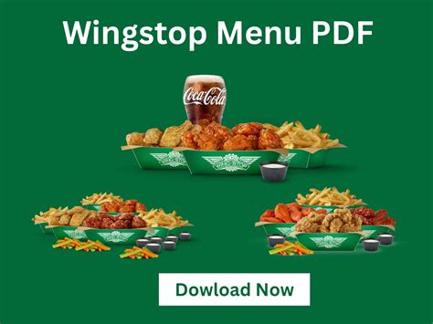 Download Wingstop Menu Pdf Calories And Nutrition Info