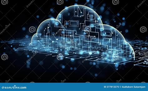 Cloud Computing Informational Technology For Cyber Security Cloud Computing Concept