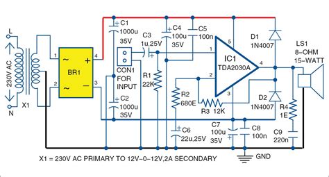 14 Watt Hi Fi Audio Amplifier Using TDA2030A Full DIY Project