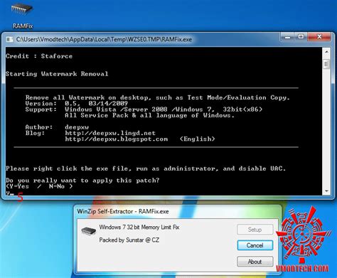 หนาท 1 วธแก Windows 7 32bit ใหเหนmemoryเลย 3GB จนสงสดถง128GB Vmodtech com