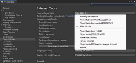 Why Don T I Have The Generate Csproj Files Option Unity Engine