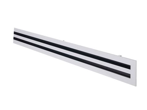 Bradflo U Blade Linear Diffuser 2 Slot One End 1000mm From Reece