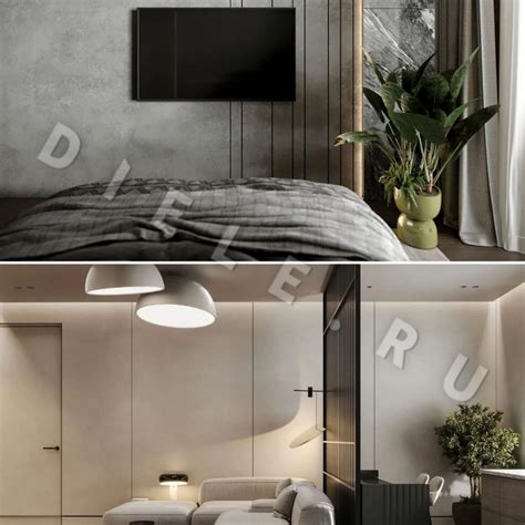 Декоративная теневая рейка разделительный П профиль для стен и потолка ПО 191 8мм черный матовый