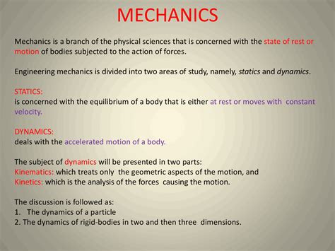 Engineering Dynamics Docsity