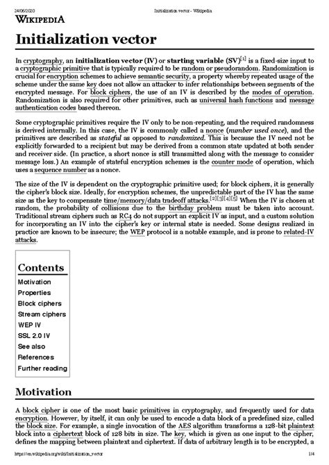 Initialization Vector Randomization Is Crucial For Encryption Schemes