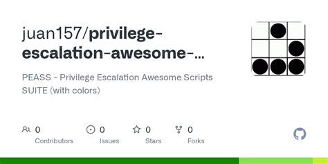 Github Juan157privilege Escalation Awesome Scripts Suite Peass Privilege Escalation