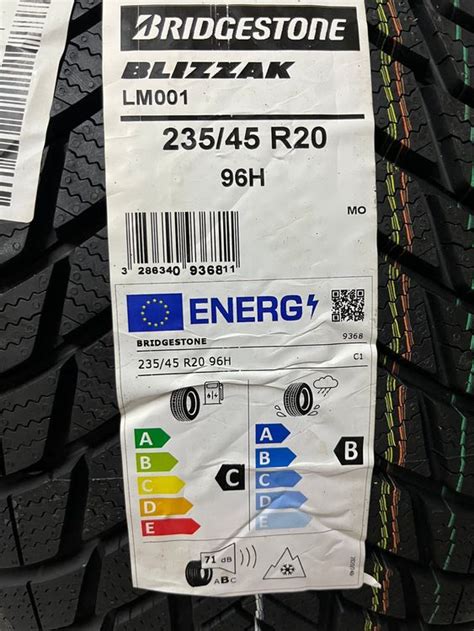 4 Pneus Hiver Bridgestone Blizzak 23545 R20 96h Neufs Neuf Voir