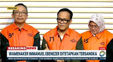 Memeras Di K3 Immanuel Noel Ebenezer Dapat Moge Dan Rp3 Miliar