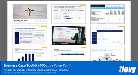 Business Case Toolkit Ppt Slide Deck
