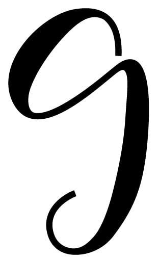 Free Cursive Number 9 Printable