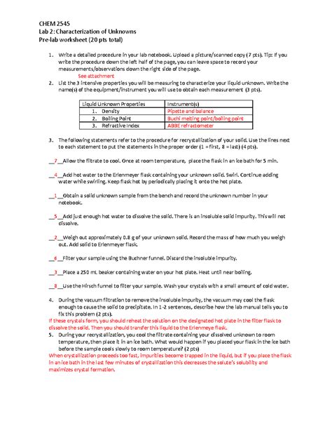 Lab 2 Prelab Chem2545 Warning Tt Undefined Function 32 Warning Tt