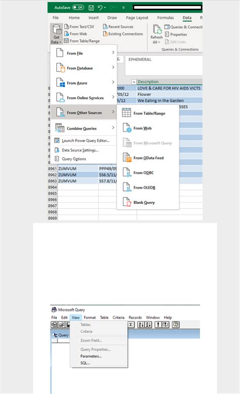 Ms Query Menu Options Are Greyed Out When Editing Query Microsoft Qanda