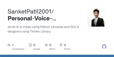 Github Sanketpatil2001personal Voice Assistant With Gui Jarvis Ai Is Made Using Python