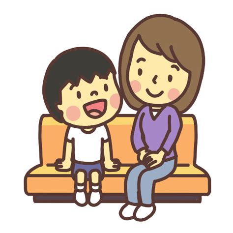 落ち込む子どもに寄り添う大人のイラスト 5パターン かわいい子どものイラスト素材（無料） 【イラストバンク 本店】