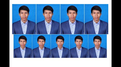 របៀបកាត់រូបថត 4x6 និង 3x4 និងកាត់ Background Youtube