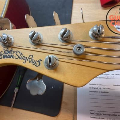 1997 Ernie Ball Music Man Sting Ray 5 String Left Handed Reverb