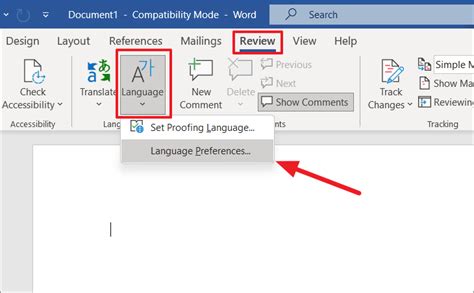 How To Change Language In Microsoft Word