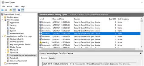 Security Expert Data Sync Log Error Failed To Gettableschema And Server Memory Configuration
