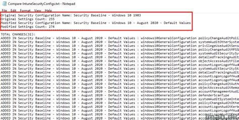Comparing Security Baselines In Endpoint Manager Using Powershell And Microsoft Graph Api Imabdk