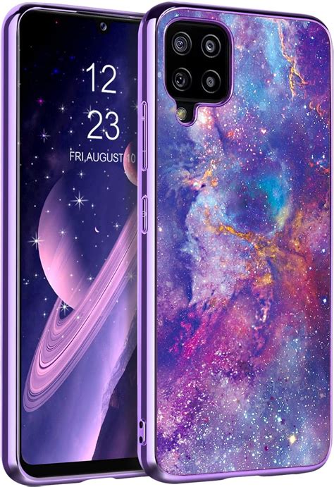 Duedue For Samsung Galaxy A42 Case Glow In The Dark Nebula