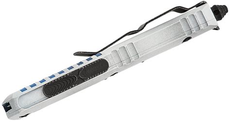 Microtech 231 1co Clone Trooper Utx 85 Auto Otf Knife 3 White Drop Point Plain Blade Blue And