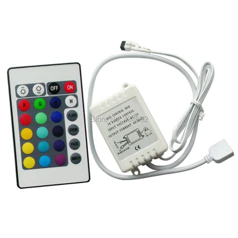 10PCS LOT 24 Key Wireless Infrared IR Remote Controller DC12V For LED RGB Light Strip Free