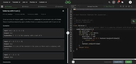saurabh singh on linkedin 50daysofcode subarraywith0sum 50days leetcodechallenge dailycoding…