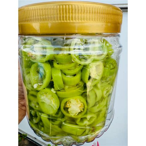 500g Lada Jeruk Kruk Krak Cili Jeruk Cili Hijau Lada Jeruk Kelantan