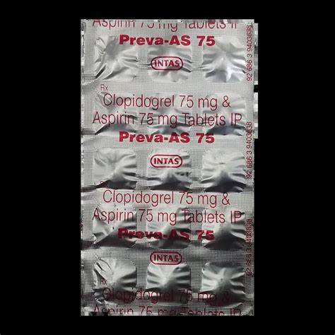 Preva As 75mg Tablet 15s Price Uses Side Effect Composition And Generic Alternatives Medkart