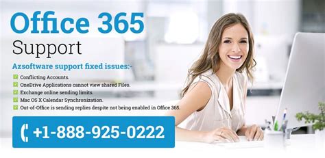 A Woman Sitting In Front Of A Computer On Top Of A White Desk With The Words Office Support