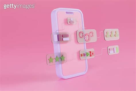 3d rendering smartphone mockup create user interface management template node graphic ux ui
