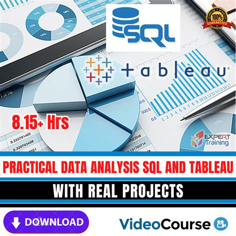 practicaldataanalysissqlandtableauwithrealprojects easy learning dvds