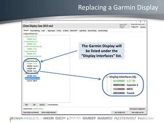 Replacing A Garmin Display PPT