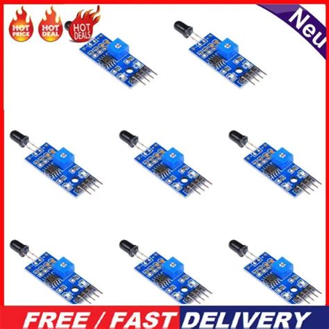 4 Pin Ir Flame Detection Sensor Module 33v 5v Accessories For Arduino Diy Kit 895 Picclick Ca