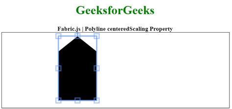 Fabricjs Polyline Centeredscaling Property Geeksforgeeks