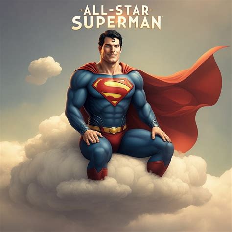 Superman Soars On A Cloudy Throne In Comic Book St Ai Art