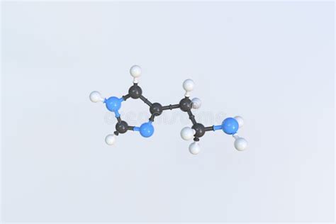 Histamine 3d Molecule Illustration Stock Illustration Illustration Of Asthma Carbon 186309723