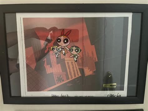 Rare Cartoon Network Powerpuff Girls Ppg Animation Cel Eur 28194