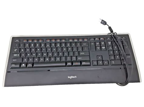 Logitech K740 Y Uy95 Illuminated Qwerty Standard Usb Wired Keyboard Tested Ebay