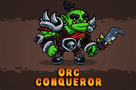 Orc Conqueror 2d Character 2d Characters Unity Asset Store