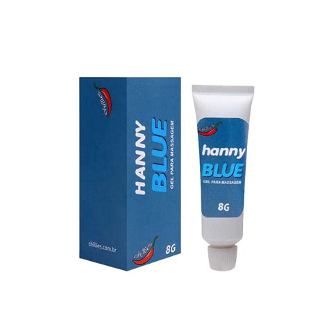 Hanny Blue Gel Dessensibilizante 8g Chillies 37 Bem Mulher