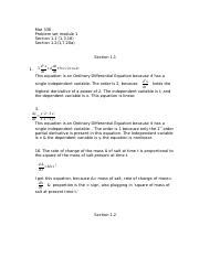 Mat 330 Problem Set Module1 Docx Mat 330 Problem Set Module 1 Section 1 1 1 3 16 Section 1 2 1