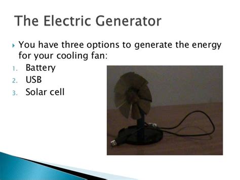 Cooling Fan Project Presentation
