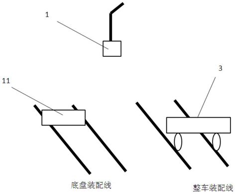 一种载重汽车总装线车架落装装置的制作方法 2