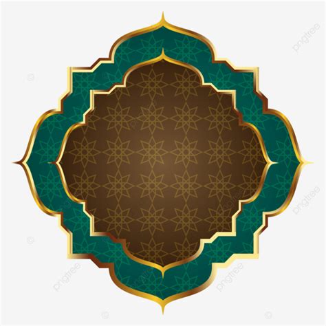 럭셔리 이슬람 황금 아랍어 배너 제목 프레임 텍스트 상자 벡터 태국 복고풍 패턴 이국적인 테두리 황금 우아한 텍스트 상자 Png 일러스트 및 벡터 에 대한 무료